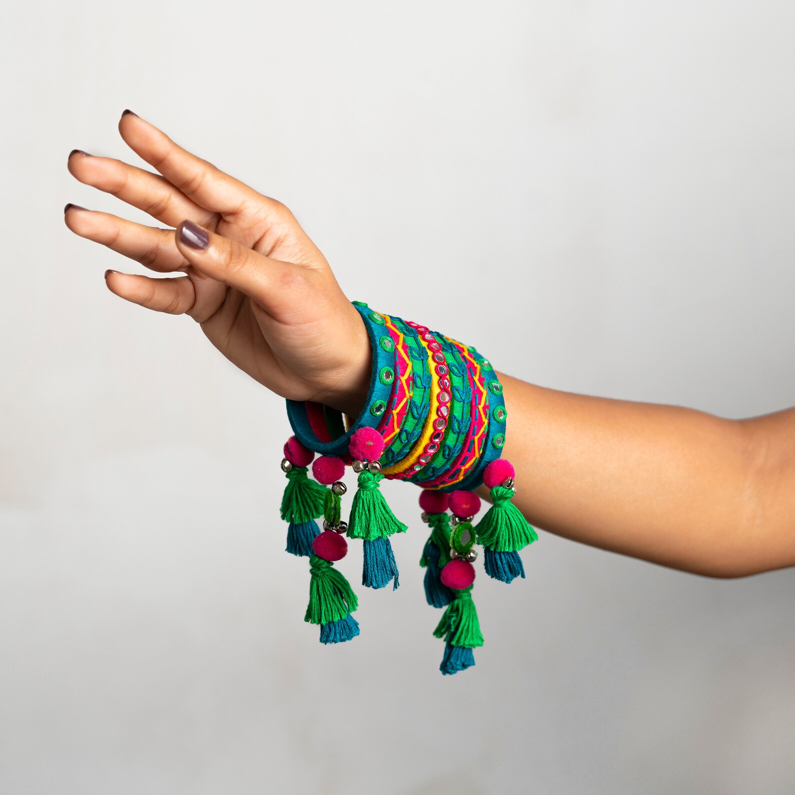 Taashacrafts Multicolour Bangles - Etsy