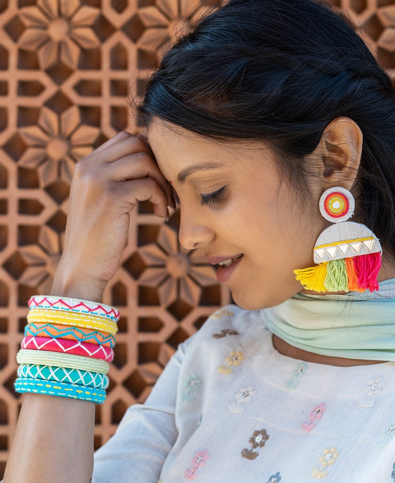 Taashacraft Kantha Work Bangles - Etsy