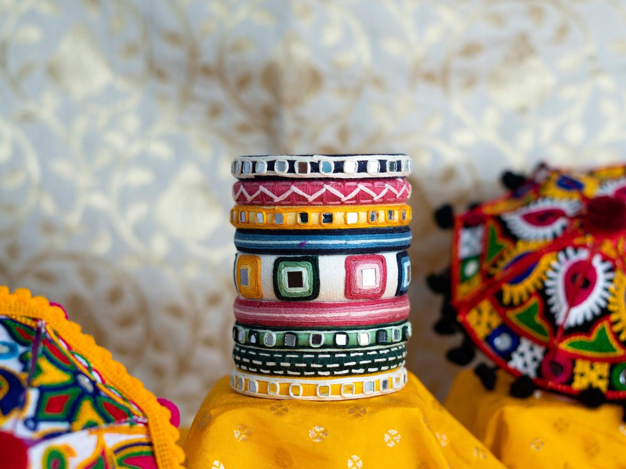 Taashacrafts Multicolour Bangles - Etsy