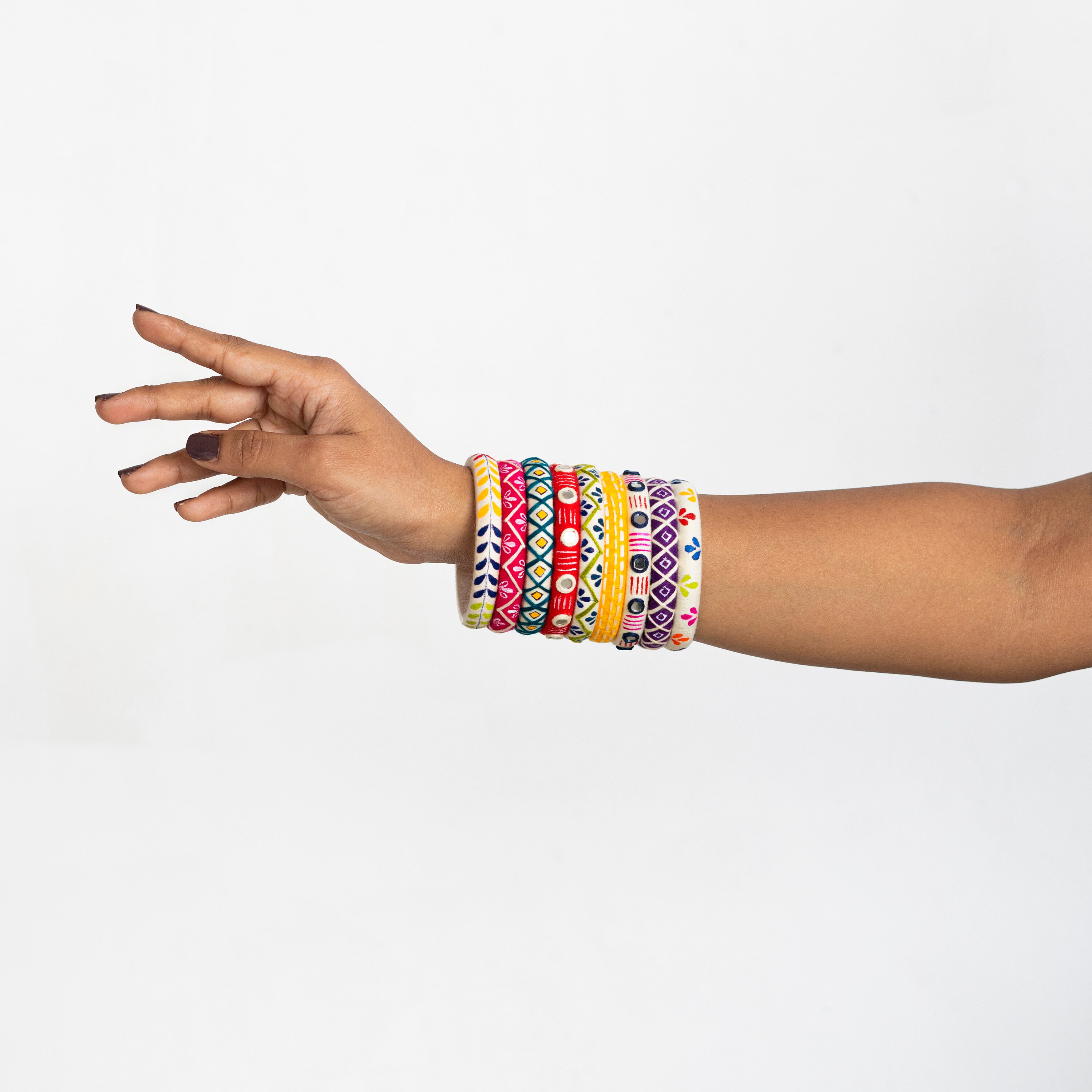 Taashacrafts Multicolour Bangles - Etsy