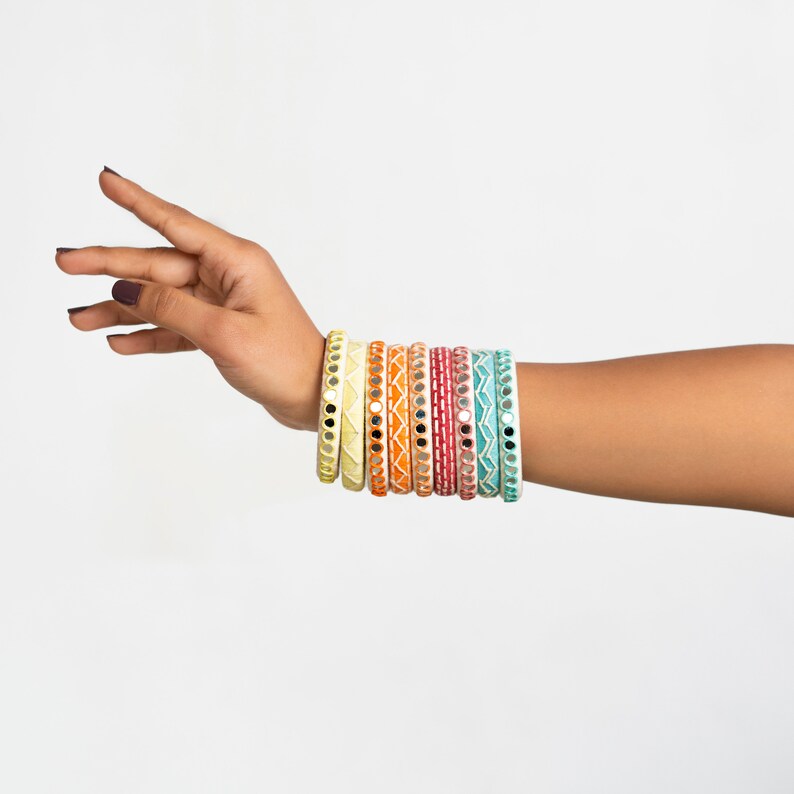 Taashacrafts Multicolour Bangles - Etsy
