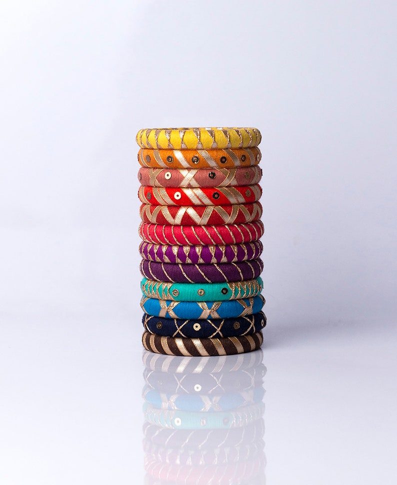 Taashacraft Gotta Patti Bangles - Etsy