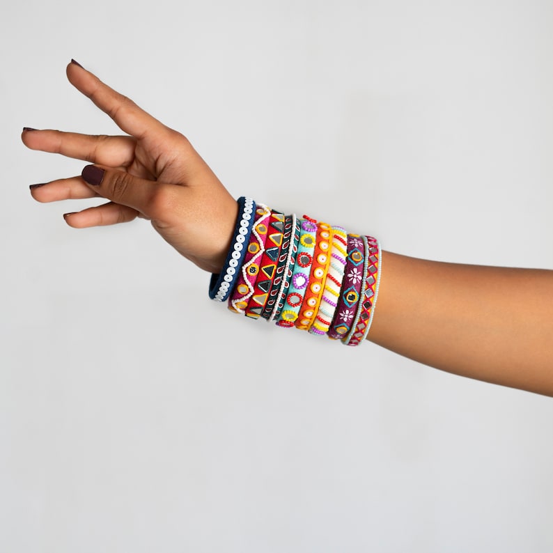 Taashacrafts Multicolour Bangles - Etsy