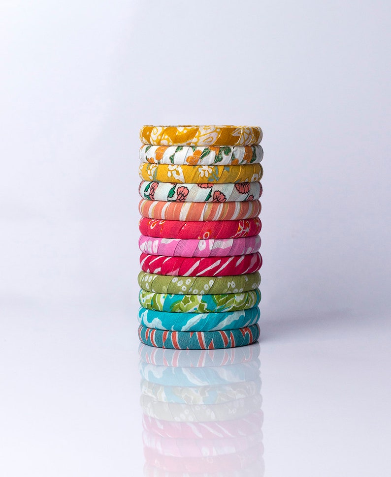 Taashacraft Kantha Work Bangles - Etsy