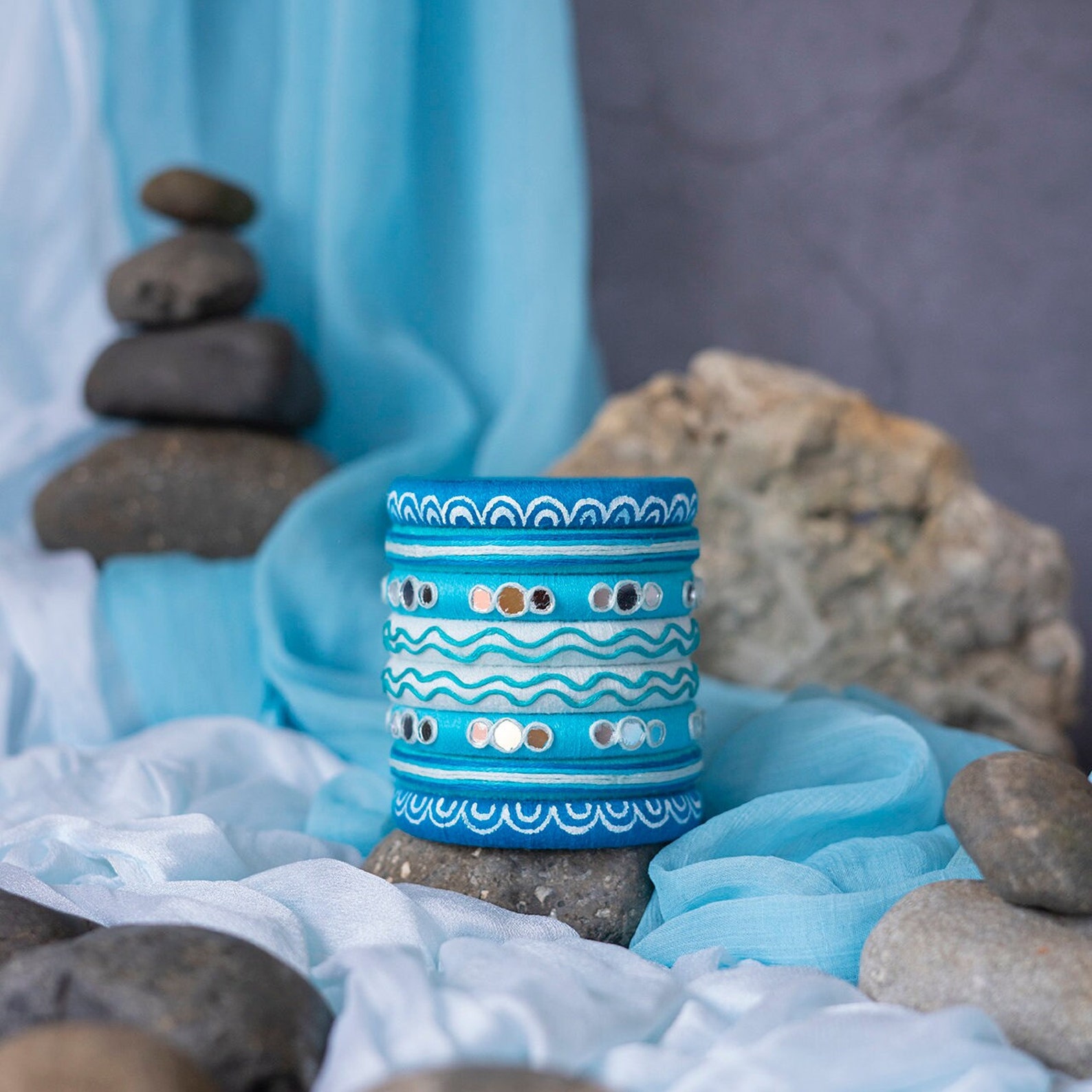 Taashacrafts Thread Work Bangles - Etsy