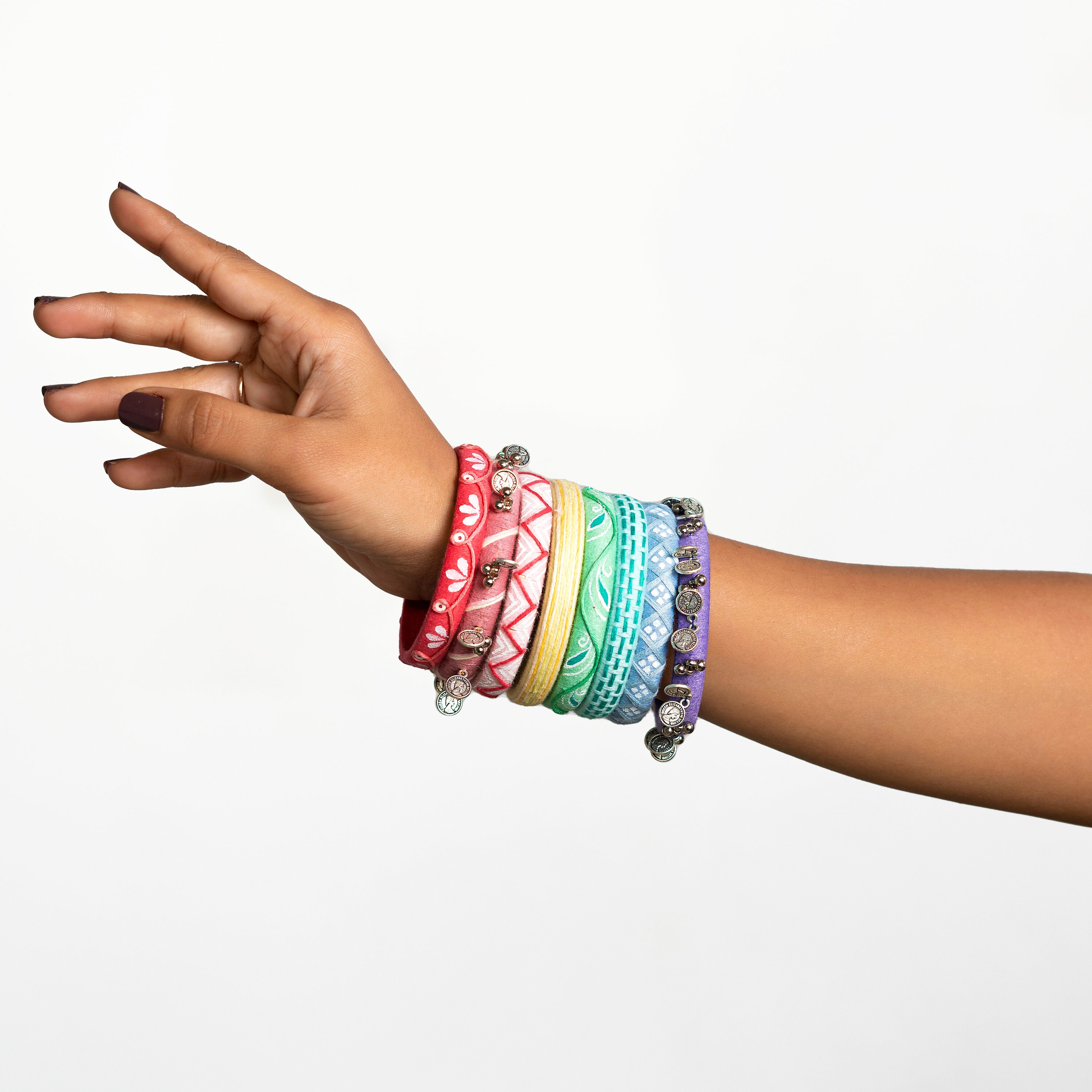 Taashacrafts Multicolour Bangles - Etsy