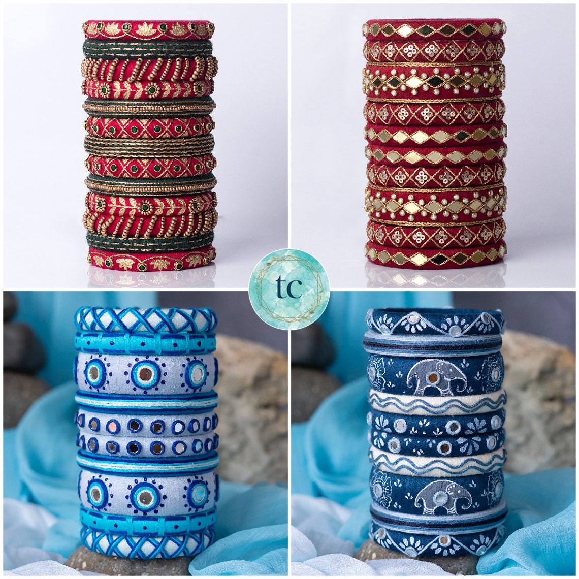 Taashacrafts Wedding Bangles - Etsy