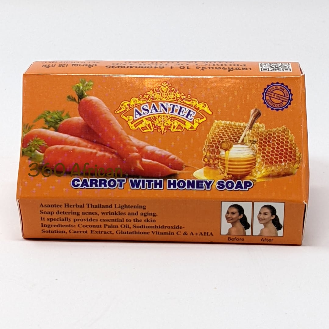 Asantee Carrot and Honey Lightening Soap With Glutathione - Etsy