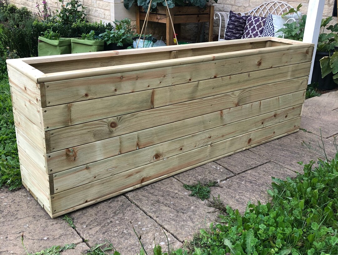 Planter Trough With Mitre, Border Trim. Handmade to Order, Custom - Etsy