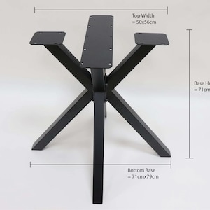 Round Dining Table/any Size/spider Leg Base/rustic Round Table/spider ...