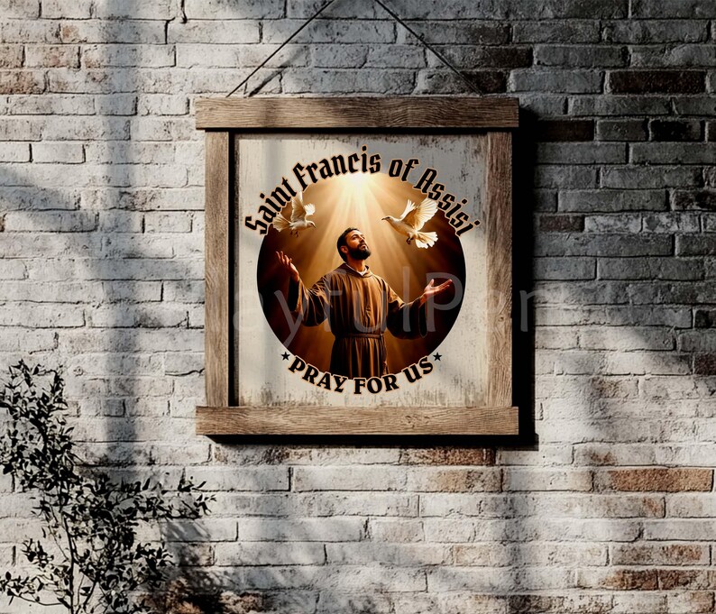 St Francis of Assisi Clipart PNG, Saint Francis Clip Art, Catholic Art ...