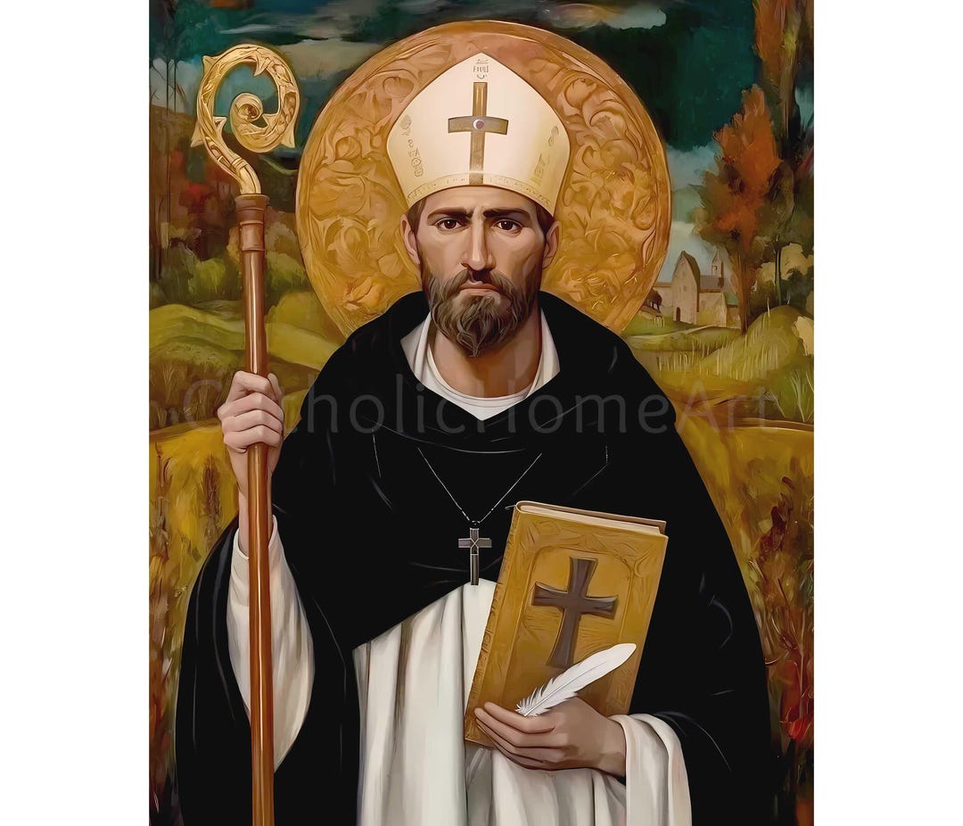 St. Albert Printable Wall Art, Saint Albert the Great Picture, Catholic ...