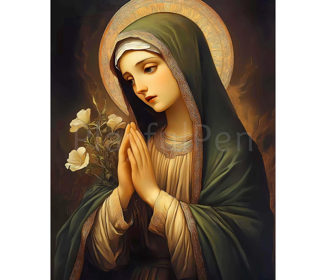 St Margaret of Antioch Wall Art, Saint Marina, Catholic Printable ...