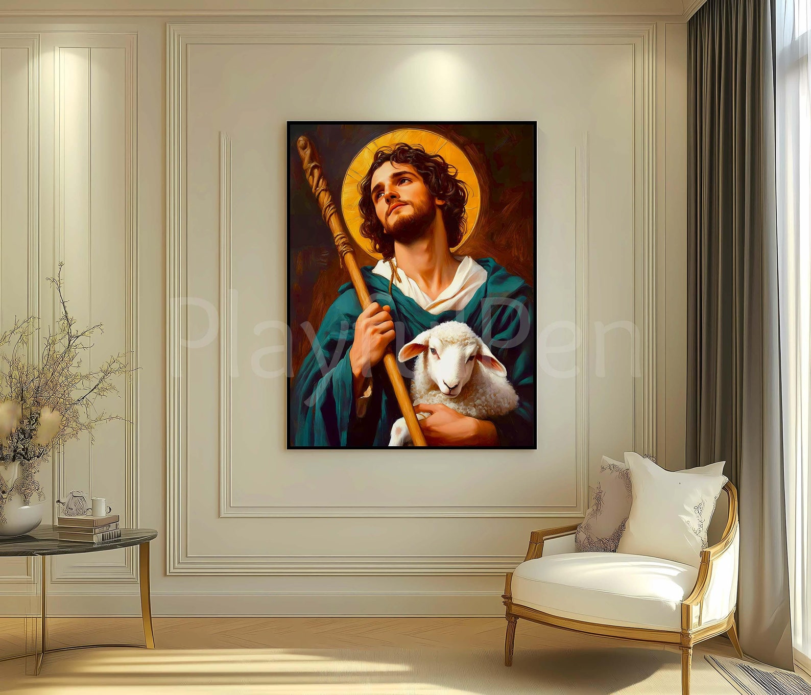 St John the Baptist Printable Poster Wall Art, Catholic Saint Print ...