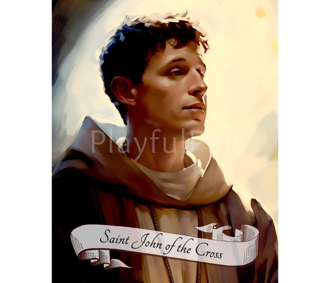 Saint John of the Cross Printable Wall Art Print, Digital Download ...