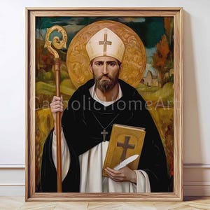St. Albert Printable Wall Art, Saint Albert the Great Picture, Catholic ...