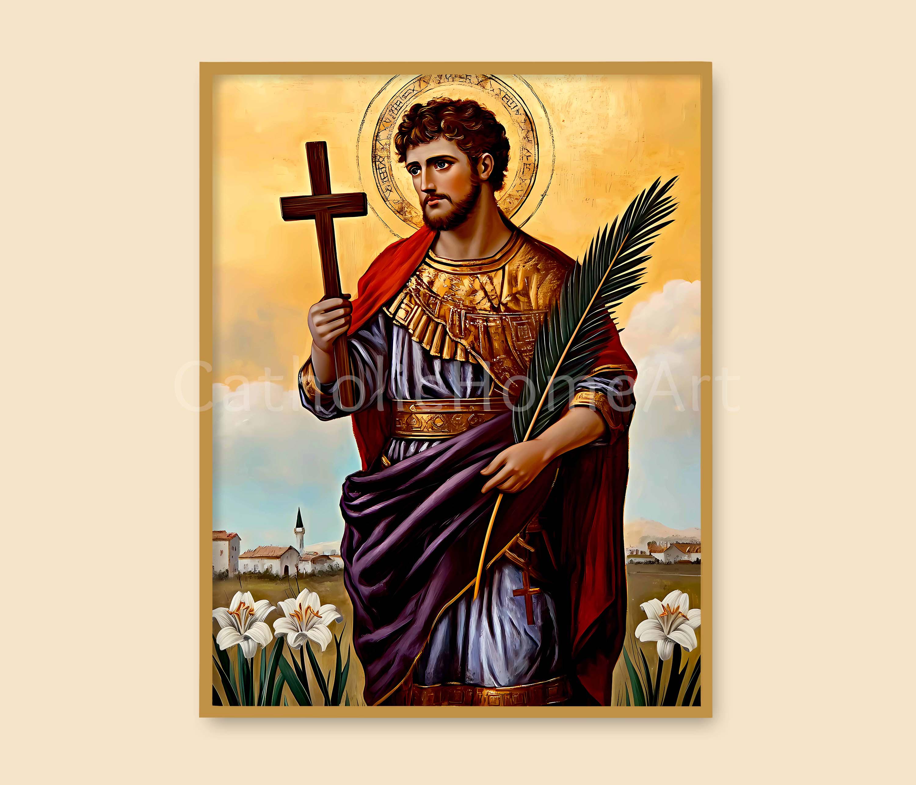 St Expeditus Printable Wall Art, Patron Saint of Procrastination ...