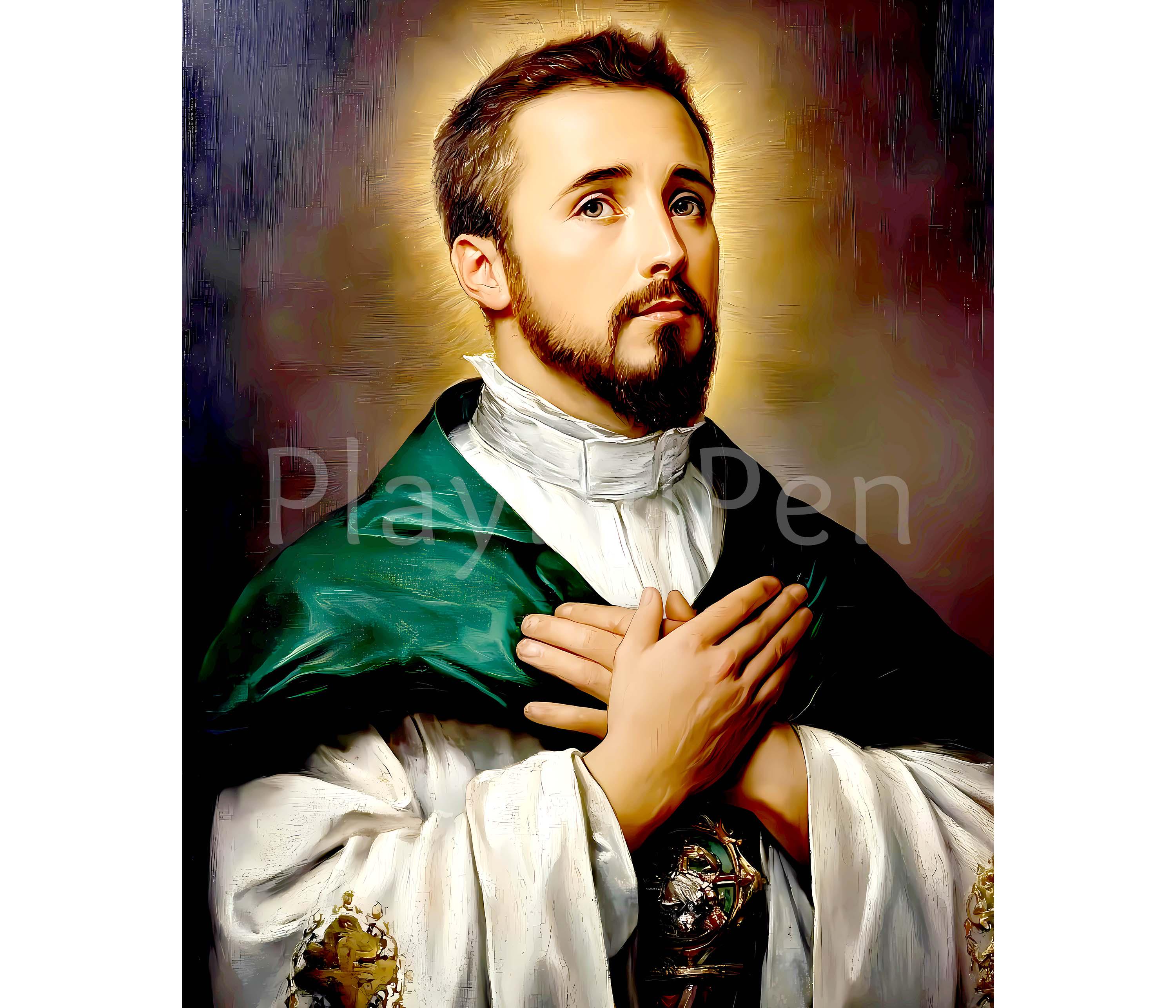 St Francis Xavier Wall Art Printable, Jesuit Catholic Saint Poster ...