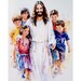 Jesus With Children Printable Art, Jesus With Child Picture, Jesus With ...
