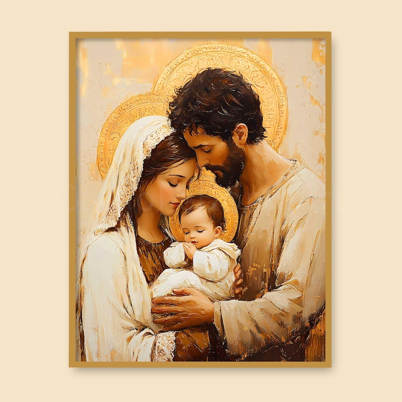 Holy Family Print - Etsy
