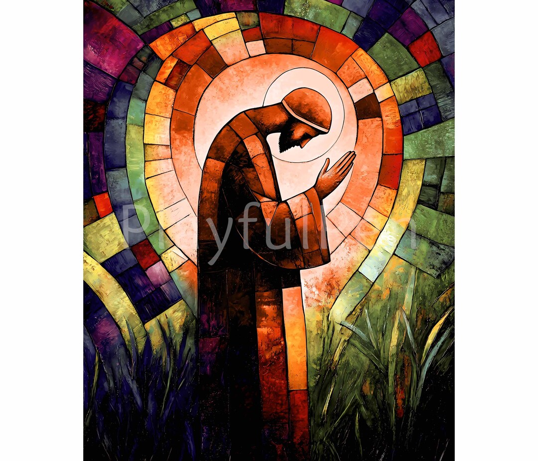 St. Francis of Assisi Wall Art Printable, Digital Download, Christian ...