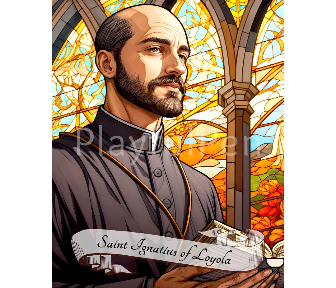 Saint Ignatius of Loyola Printable Wall Art, Catholic Poster Religious ...
