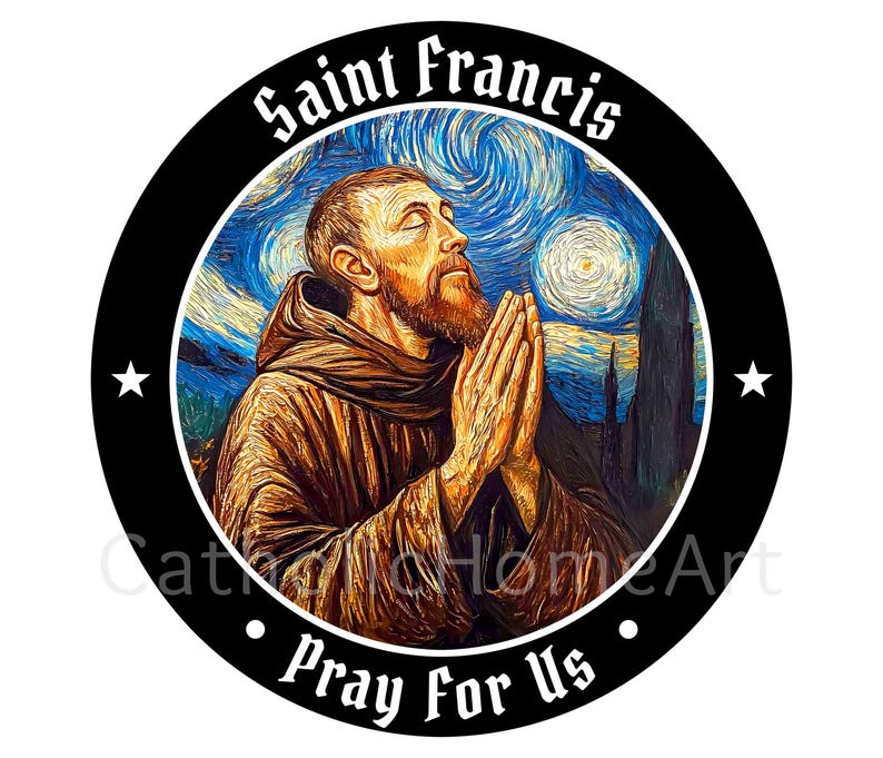 St Francis of Assisi Clipart PNG, Saint Francis Clip Art, Catholic Art ...