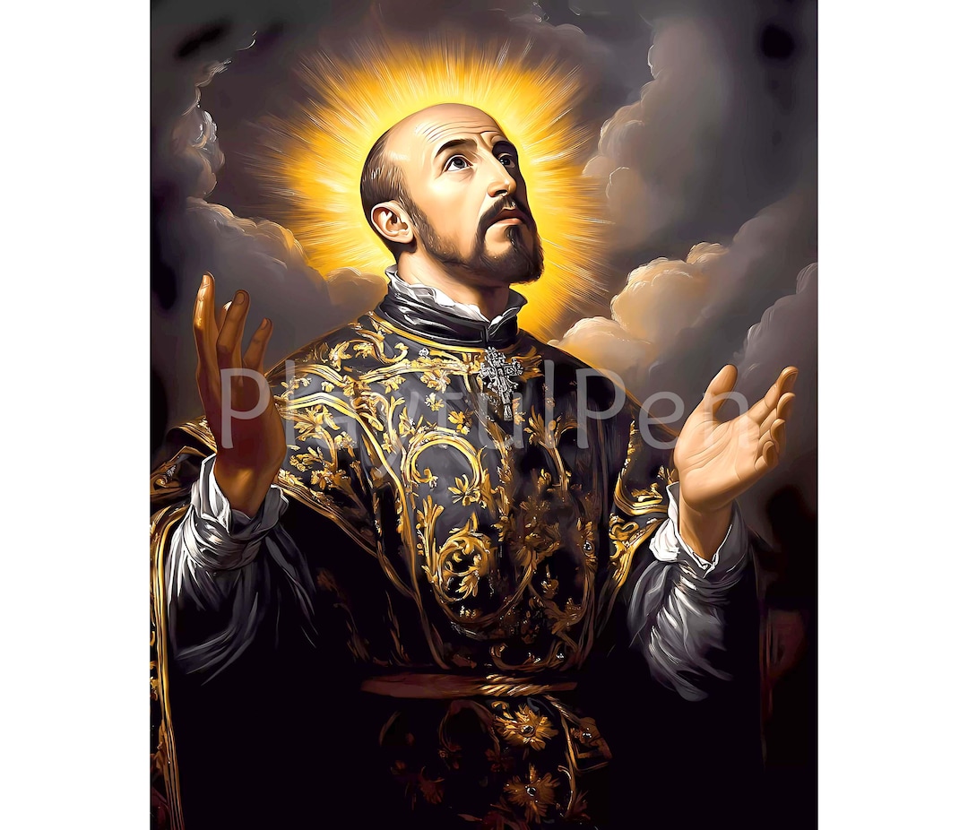 Saint Ignatius of Loyola Printable Wall Art, St Ignatius Loyola ...