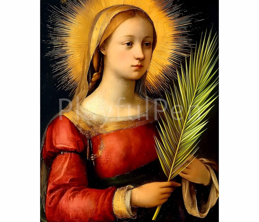 Saint Justina of Padua Printable Wall Art, Digital Download - Etsy