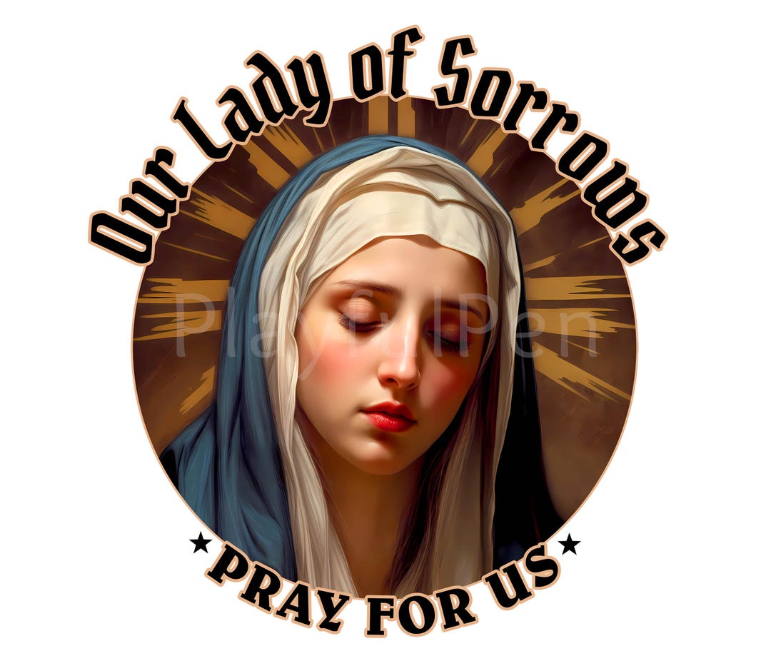 Virgin Mary Clipart PNG, Our Lady of Sorrows Clip Art, Blessed Mother ...