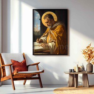 St Augustine Wall Art Printable, Saint Augustine of Hippo Catholic Wall ...