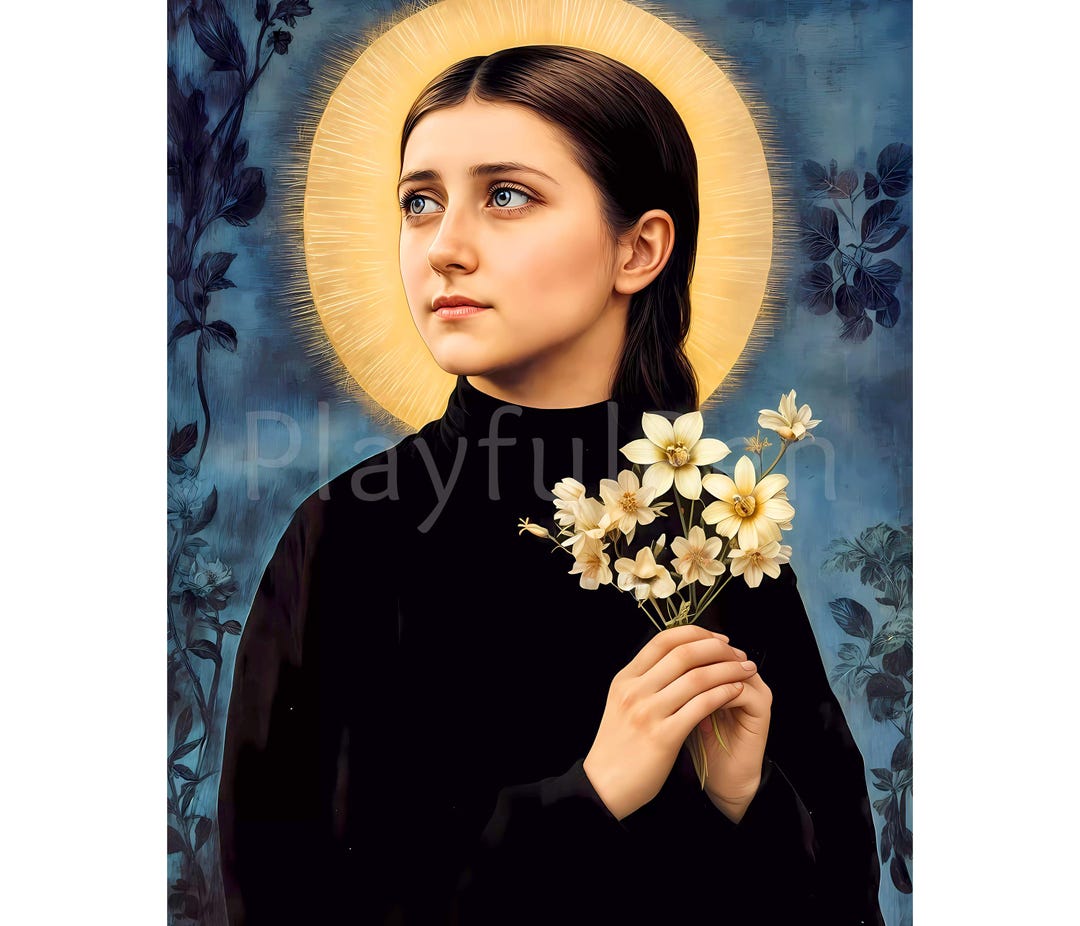 St Gemma Galgani Printable Wall Art, Christian Saint Catholic Printable ...