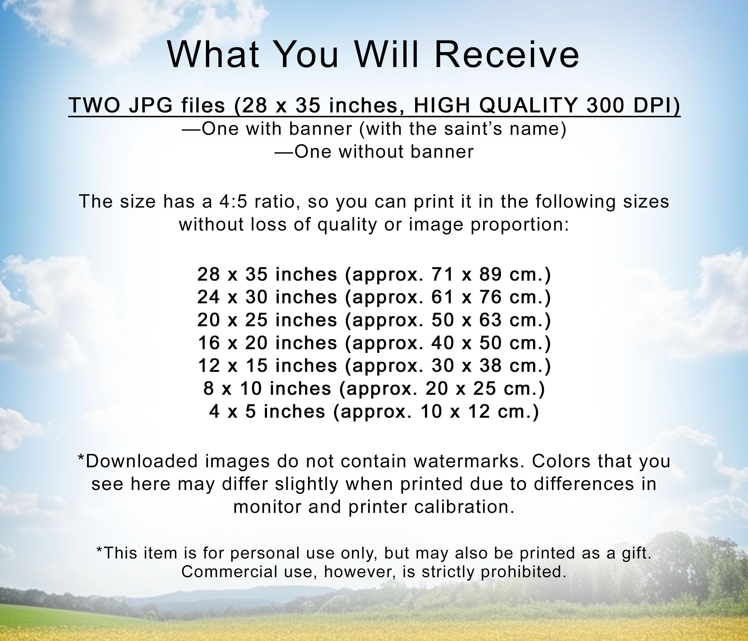 Saint Hildegard of Bingen Printable Wall Art, Catholic Poster Print ...