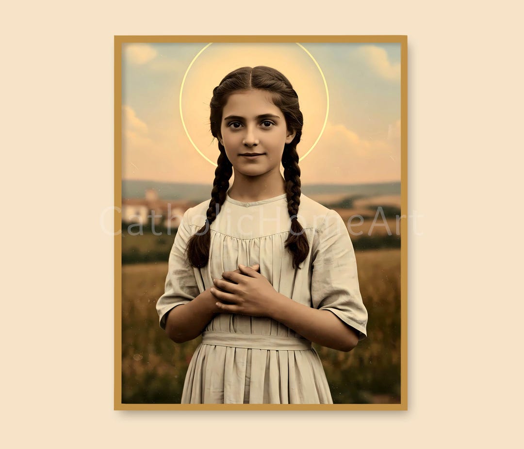 Saint Maria Goretti Printable Wall Art, St Maria Goretti Catholic ...