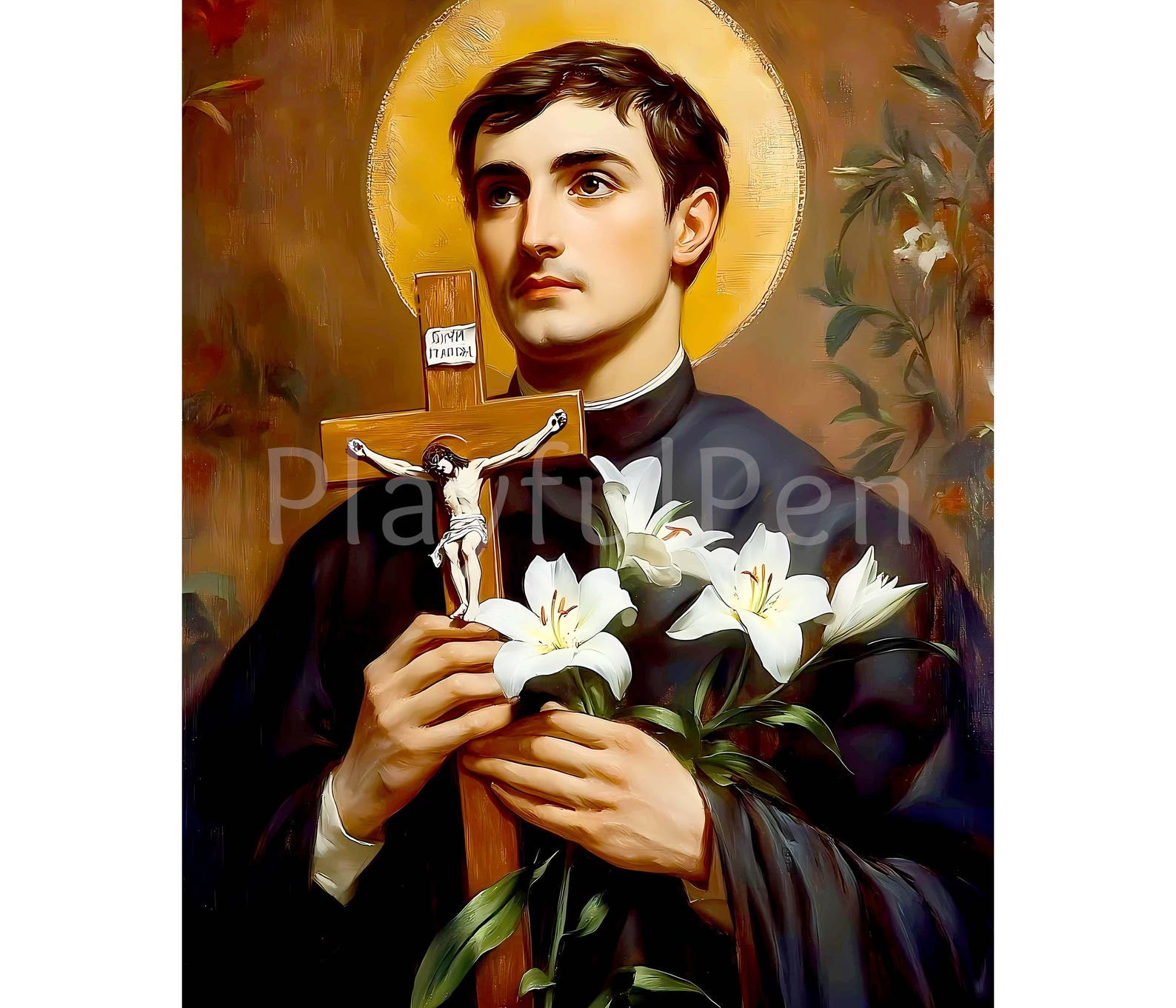 Saint Gerard Majella Wall Art Printable, St Gerard Digital Download ...
