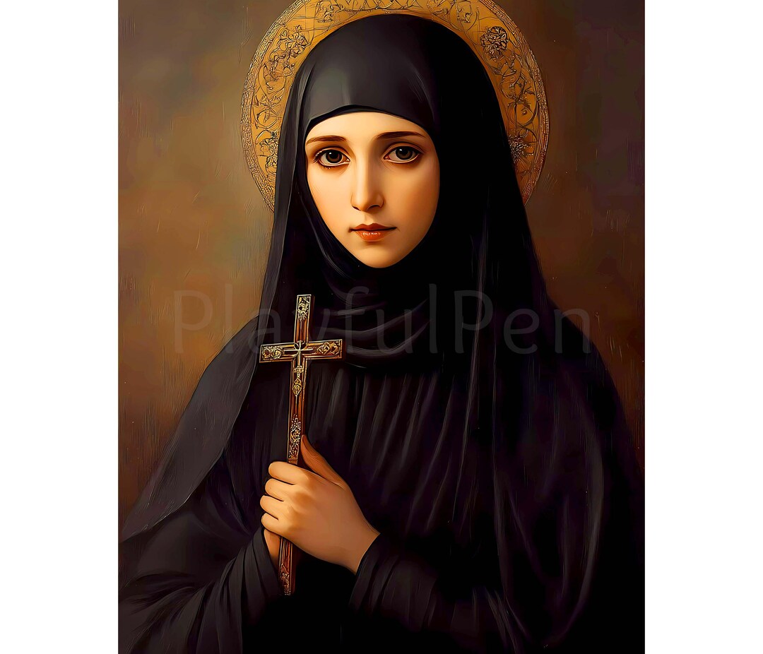Saint Paraskeva Printable Wall Art Poster, Paraskeva of the Balkans ...
