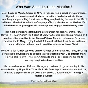 St Louis De Montfort Wall Art Printable, Saint Louis Monfort Art Print ...