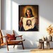 Saint Veronica Wall Art Printable, St Veronica Cloth With Jesus Face ...