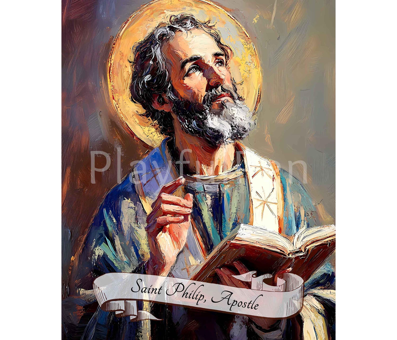 Saint Philip the Apostle Art Print, Catholic Wall Art (digital Download ...