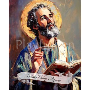 Saint Philip the Apostle Wall Art, St Philip Picture, Catholic ...