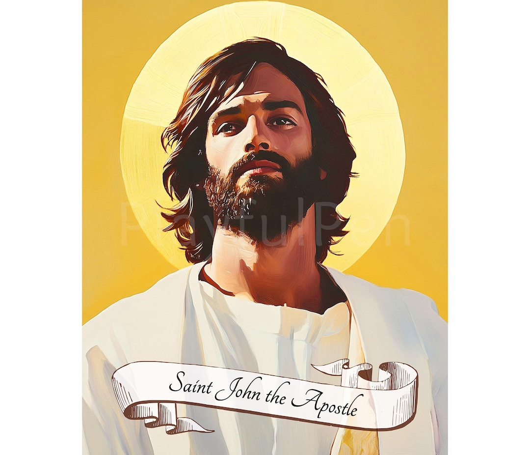 Saint John the Apostle Printable Poster, St John the Evangelist ...