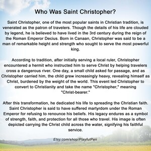 St Christopher Clipart PNG, Saint Christopher PNG Pray for Us Clip Art ...