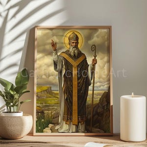 St Boniface Printable Wall Art, Saint Boniface Poster Print ...