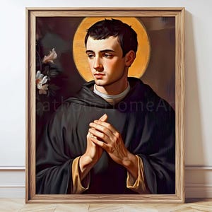 Art mural imprimable St Aloysius Gonzaga, impression d'affiche ...