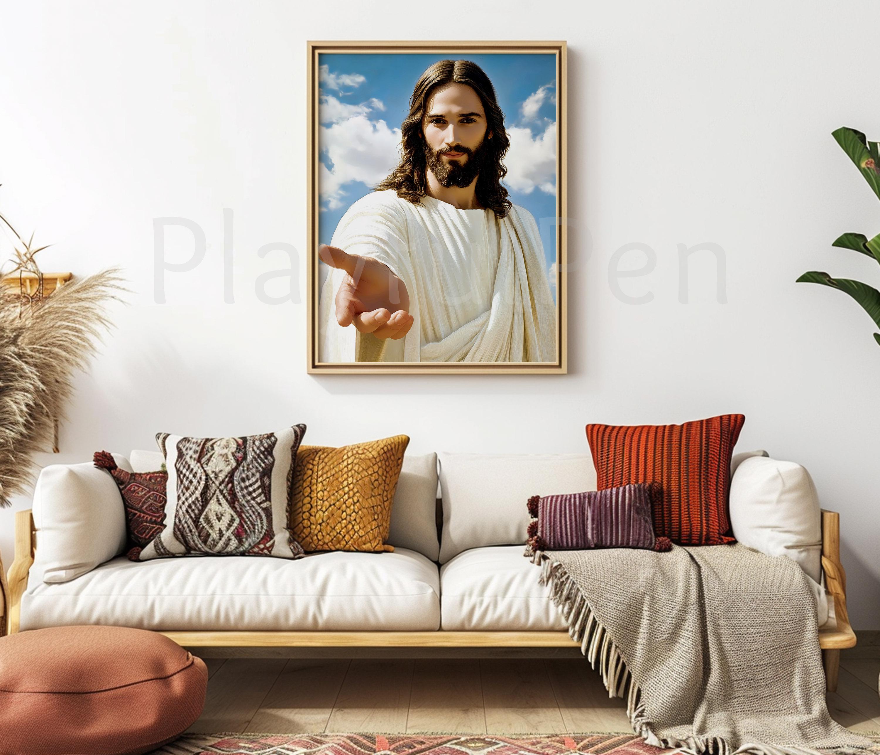 Jesus Saves Poster, Printable Wall Art, Christian Wall Art Print ...