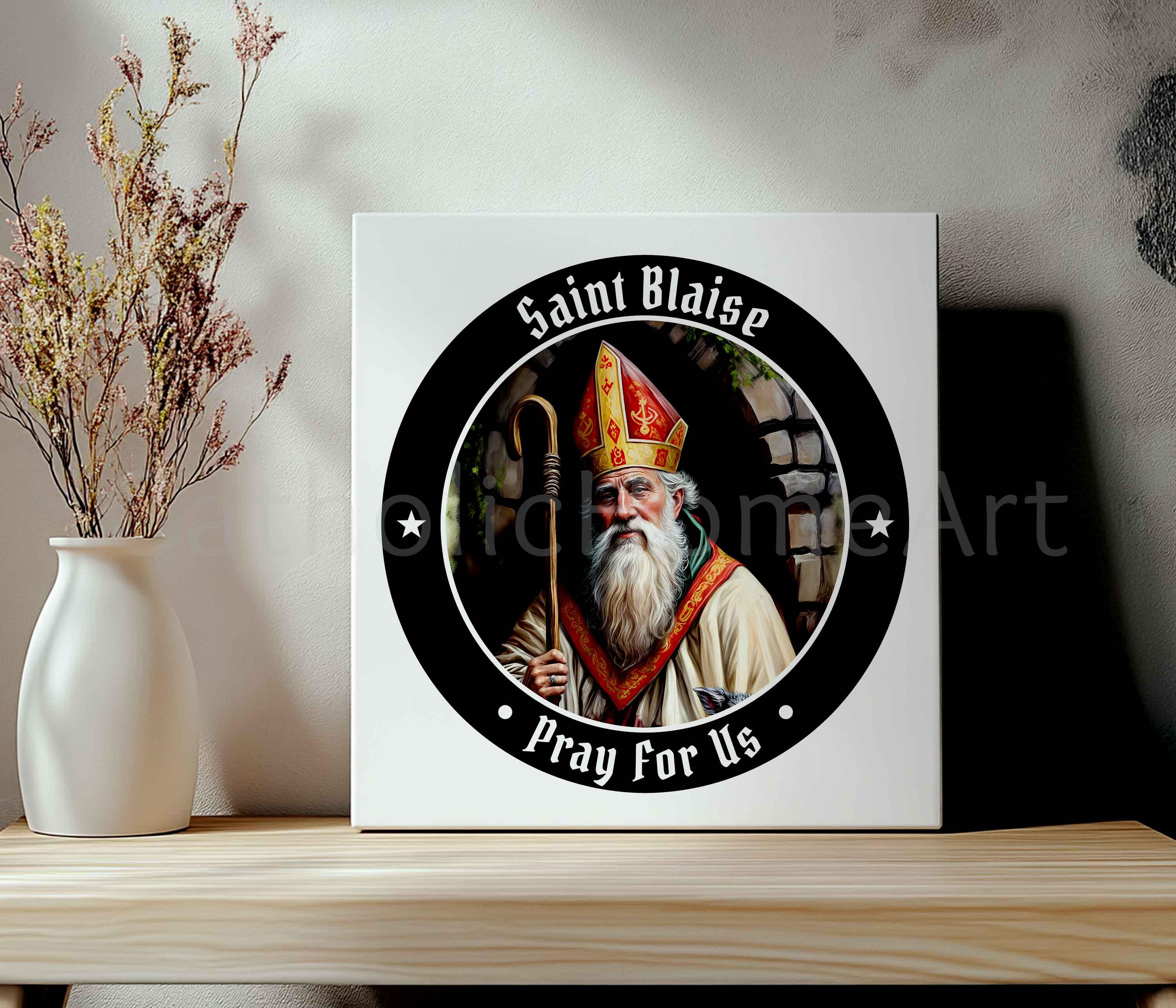 St Blaise Clipart PNG, Saint Blaise PNG Pray for Us Clip Art ...