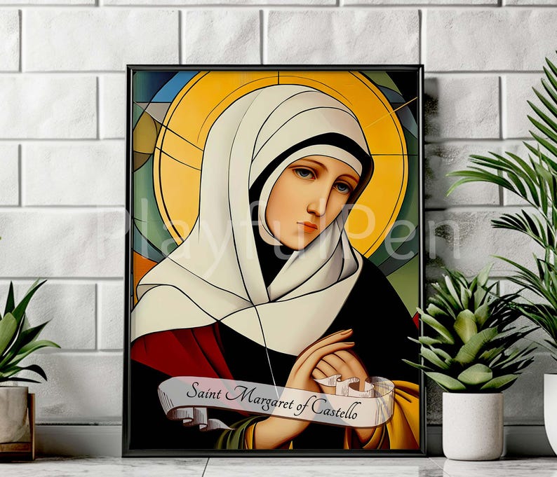 Saint Margaret of Castello Printable Wall Art, St. Margaret Castello ...