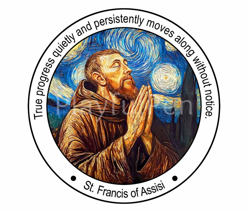 St Francis Clipart PNG, Saint Francis of Assisi Quote Printable ...