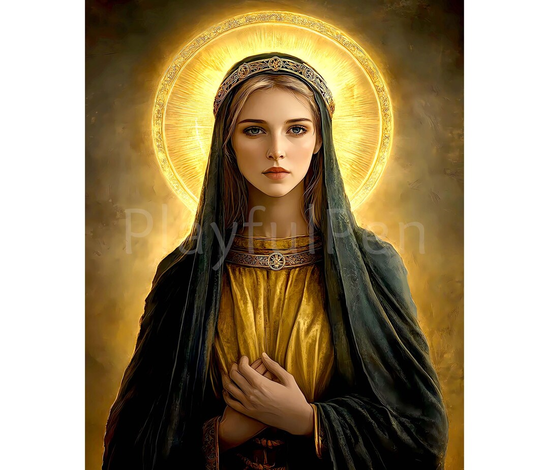St. Matilda of Ringelheim Wall Art Printable , Christian Saint Catholic ...