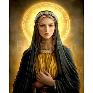 St. Matilda of Ringelheim Wall Art Printable , Christian Saint Catholic ...